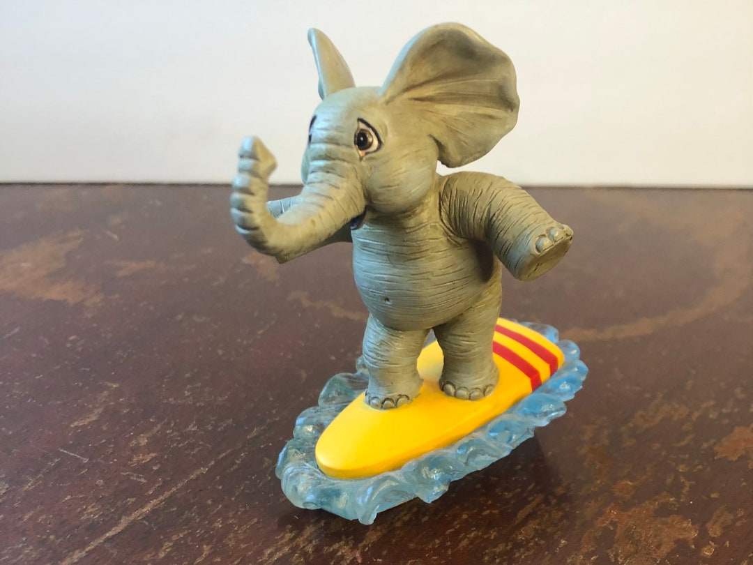 1997 1990s Elephant Surfer Dude, 90s Hamilton Elephant Days Collection ...