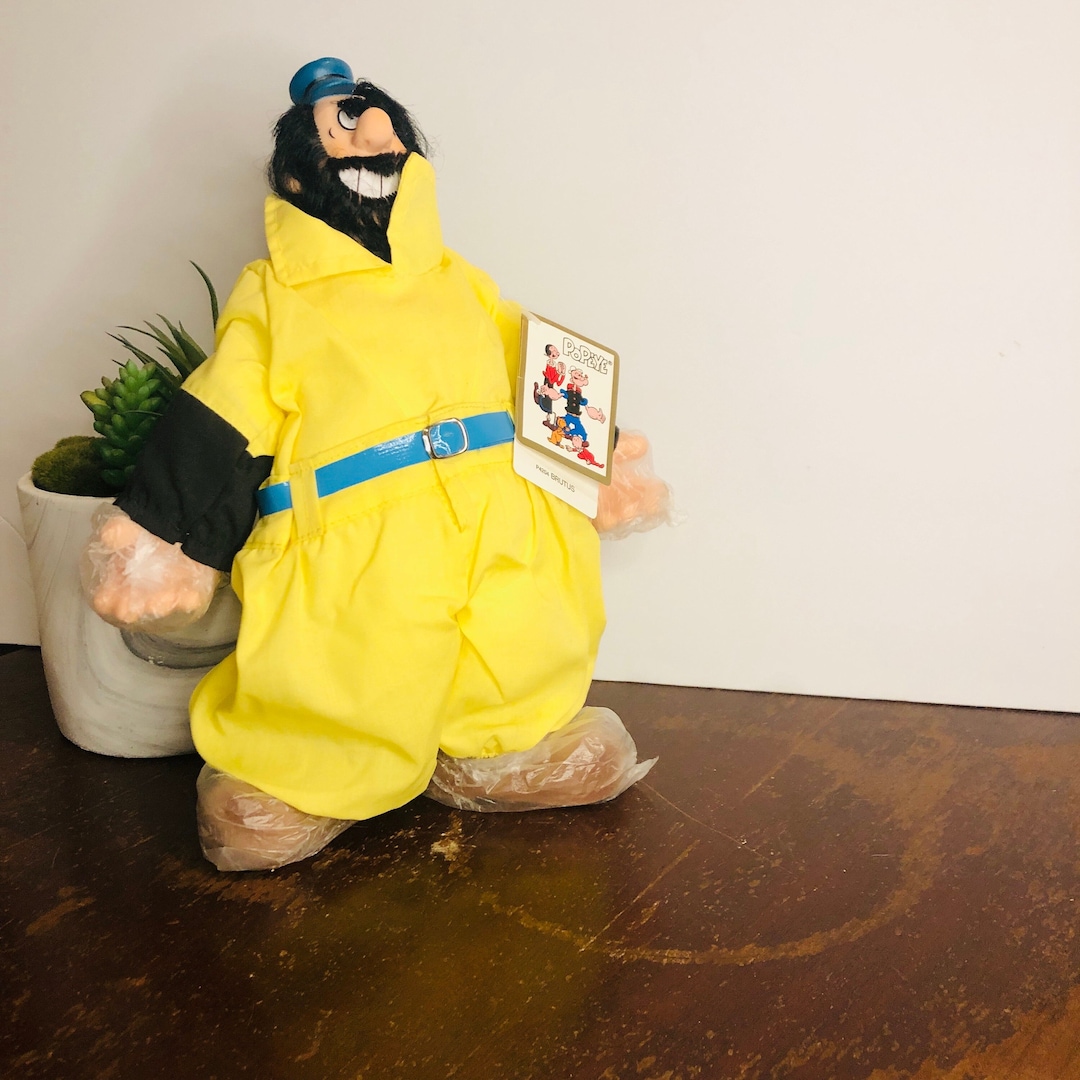 Vintage 1985 Bluto Popeye Doll, 1980s Kids Toy, 80s Toys, Pepeye Sailor ...