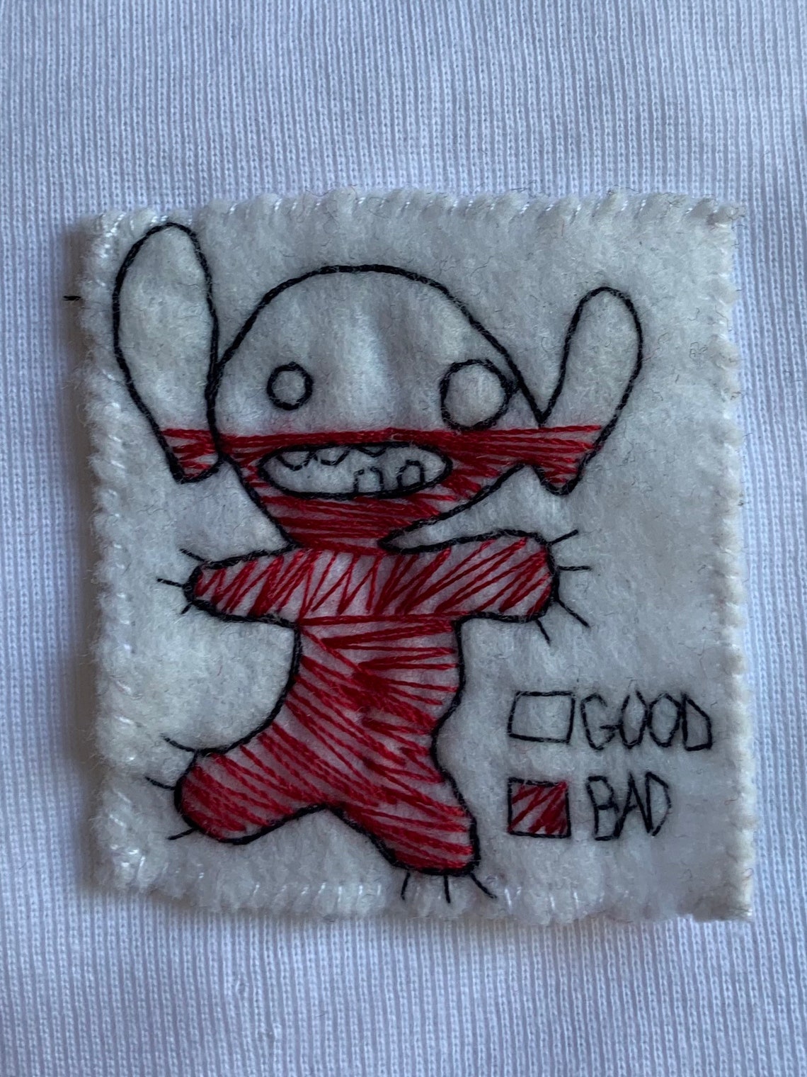 Disneys Stitch Good or Bad drawing | Etsy