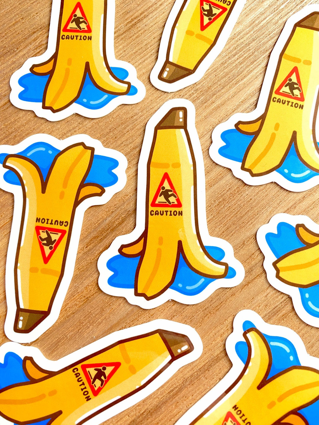 Banana Caution Sign Sticker | Banana Sticker | Caution Sign Sticker ...