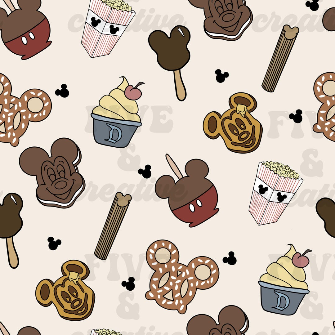 Magical Snacks Seamless - Etsy