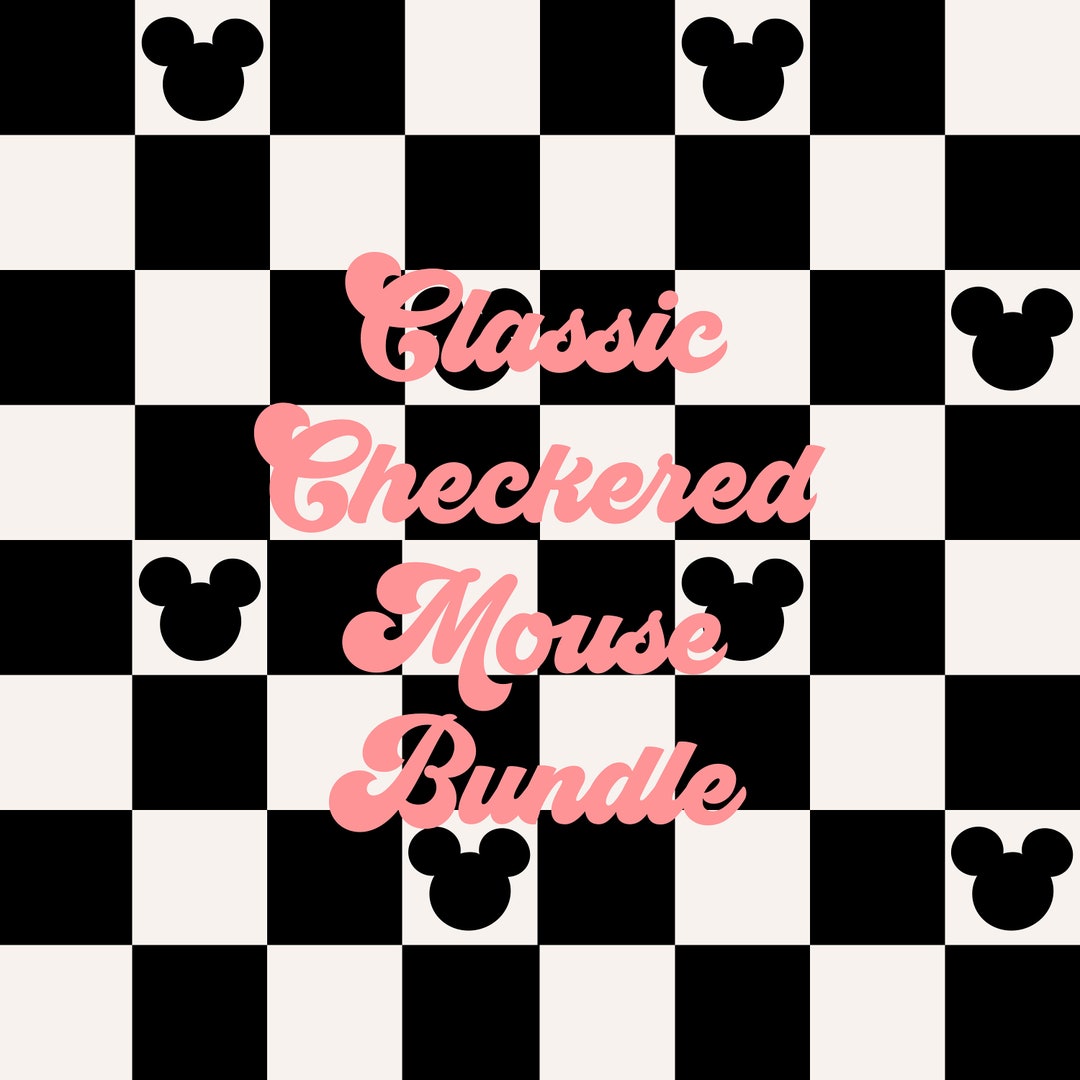 4 File Bundle* Checkered Mouse - Etsy