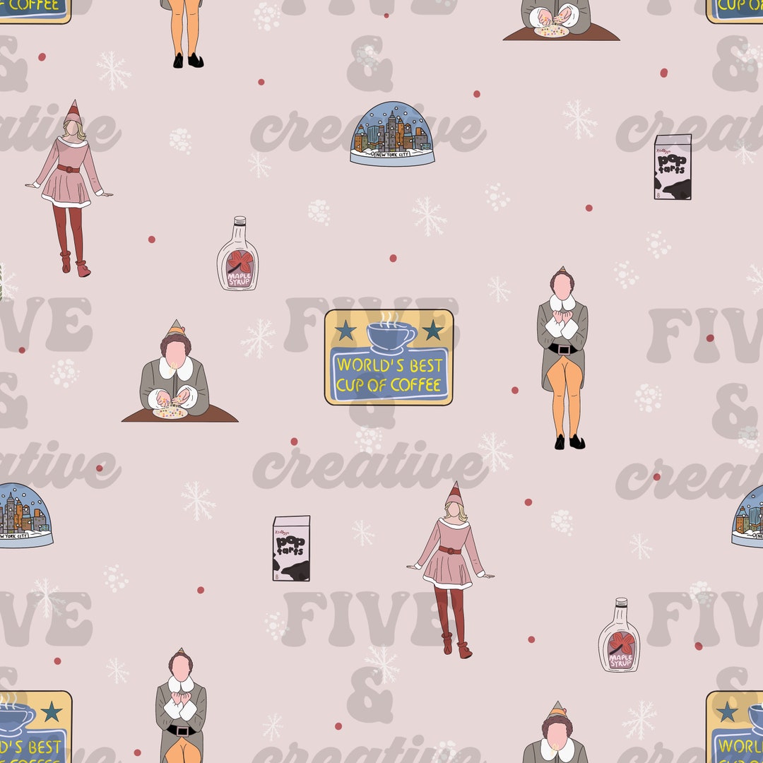 Buddy the Elf Seamless - Etsy