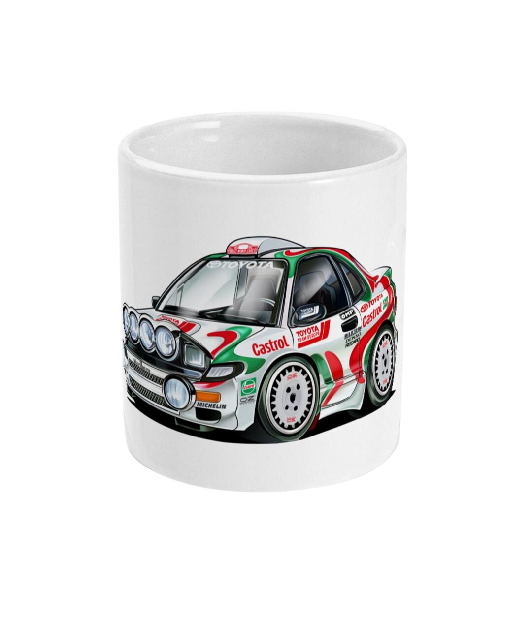 Celica Rally Car Cartoon Mug - Etsy