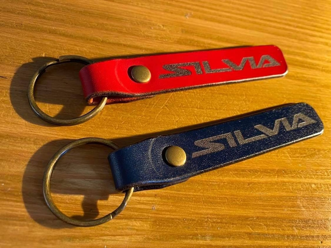Silvia S13 Leather Key Ring Key Fob - Etsy