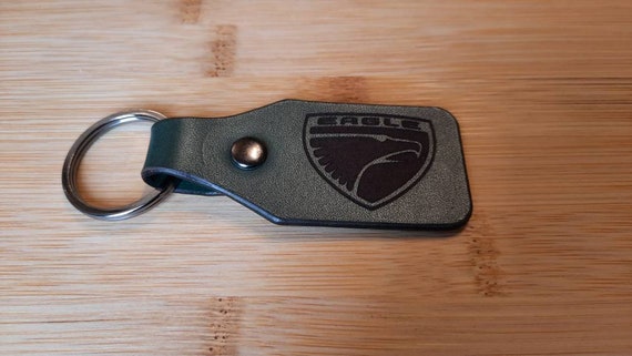 Eagle Talon Leather Key Ring Key Fob | Etsy