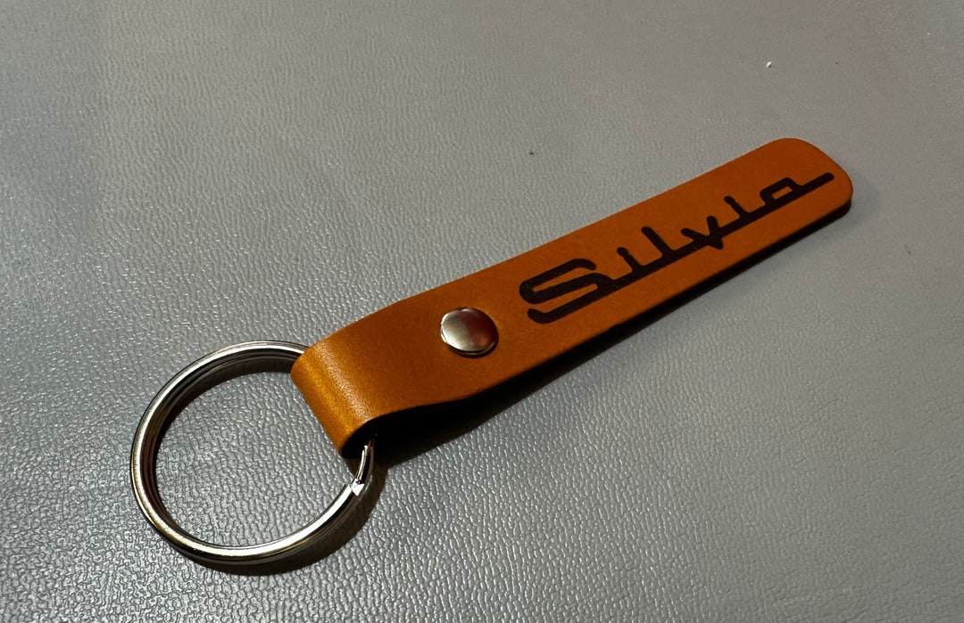 Silvia S14 Leather Key Ring Key Fob - Etsy