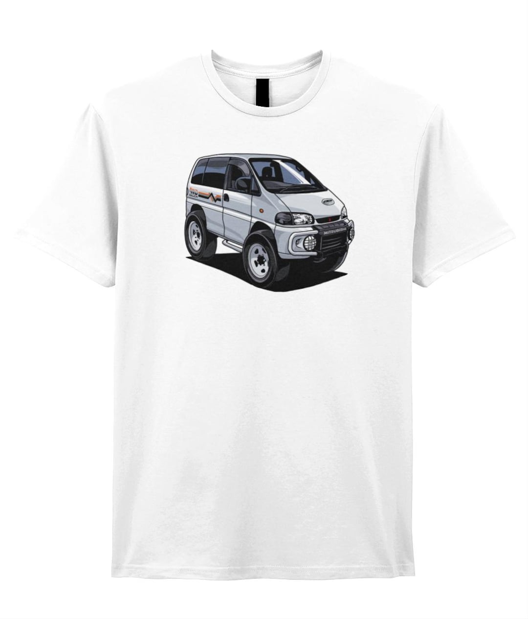Mitsubishi Delica Cartoon T-shirt - Etsy