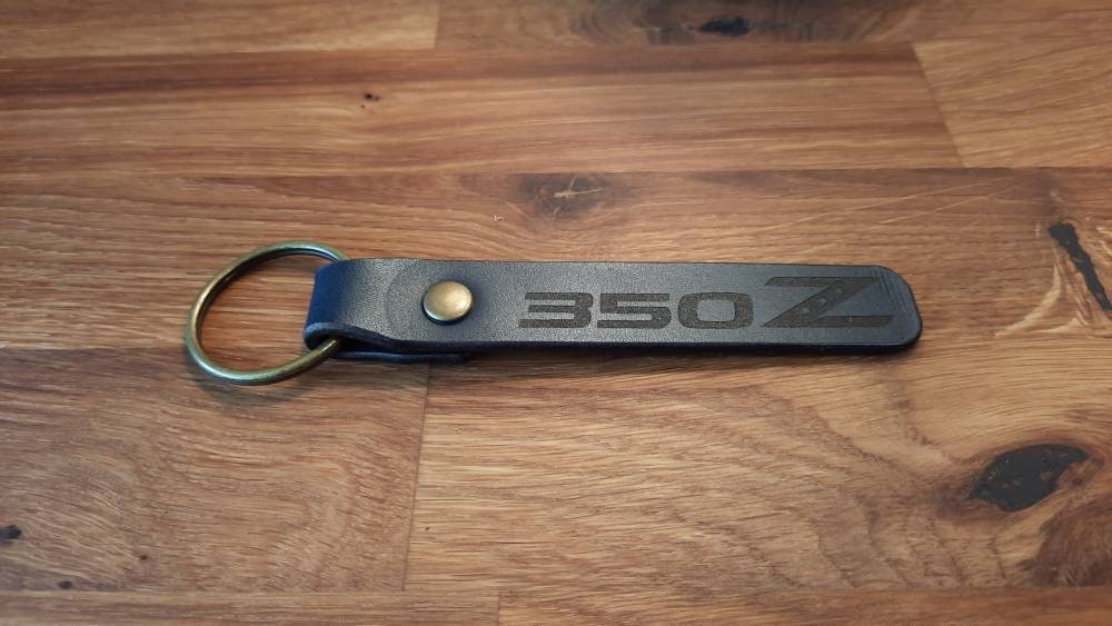 Nissan 350Z Leather Key Ring Key Fob - Etsy