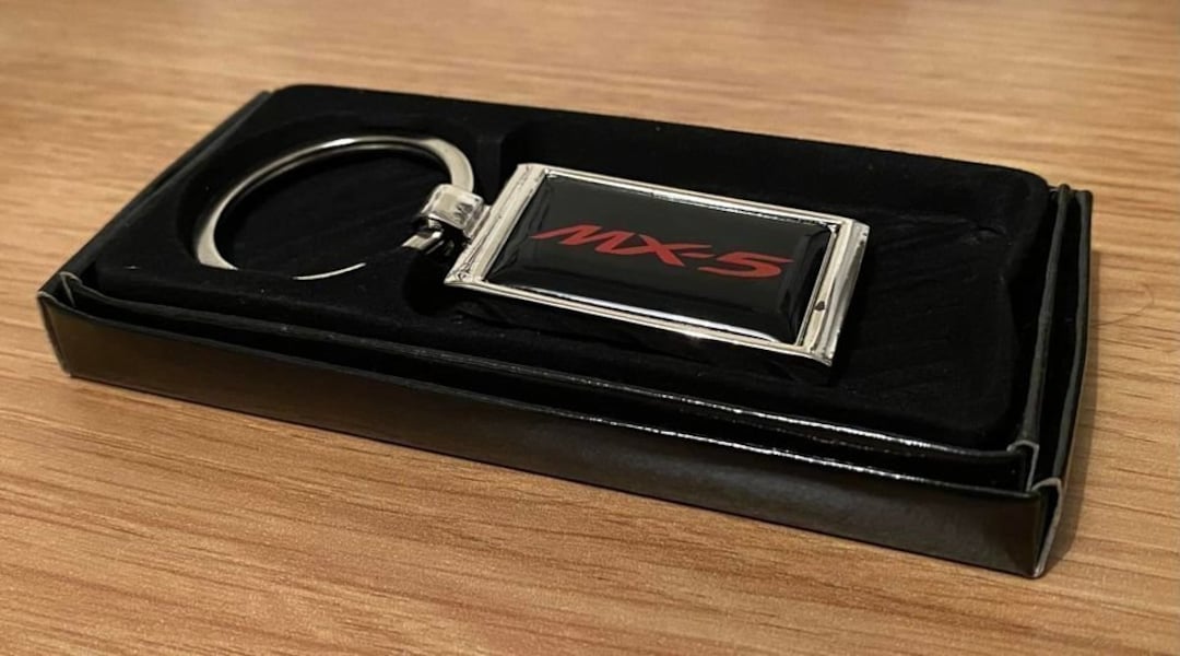 Mazda MX5 Chrome Key Ring. - Etsy