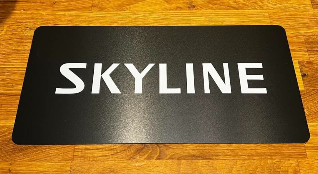 JDM Style Nissan Skyline Show Plate. Number Plate - Etsy