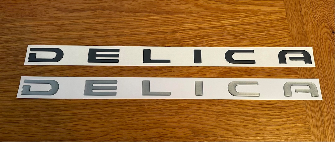 Mitsubishi Delica Rear Boot Domed Resin Badge. - Etsy