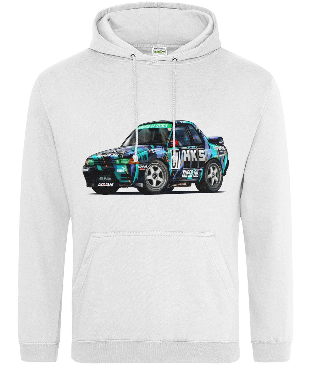 HKS Nissan Skyline GTR Cartoon Style Hoodie - Etsy