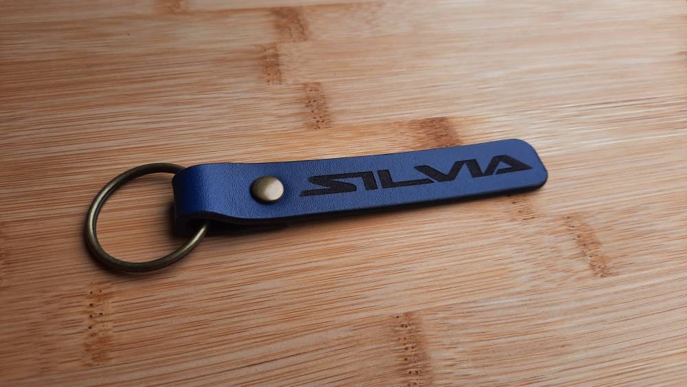 Silvia S13 Leather Key Ring Key Fob - Etsy