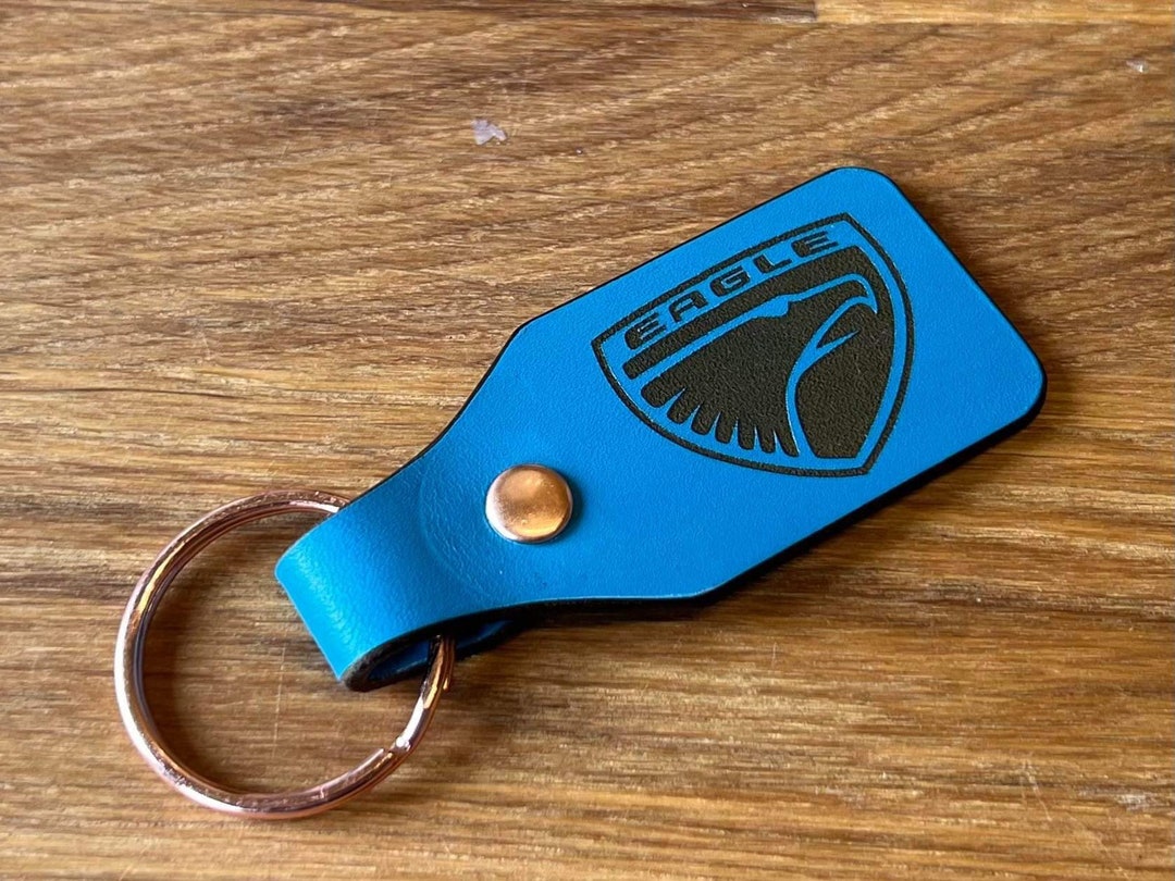 Eagle Talon Leather Key Ring Key Fob - Etsy
