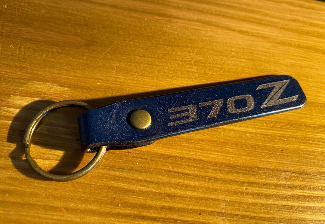 370Z Leather Key Ring Key Fob - Etsy
