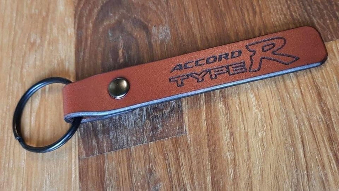Accord Type R Leather Key Ring Key Fob - Etsy UK