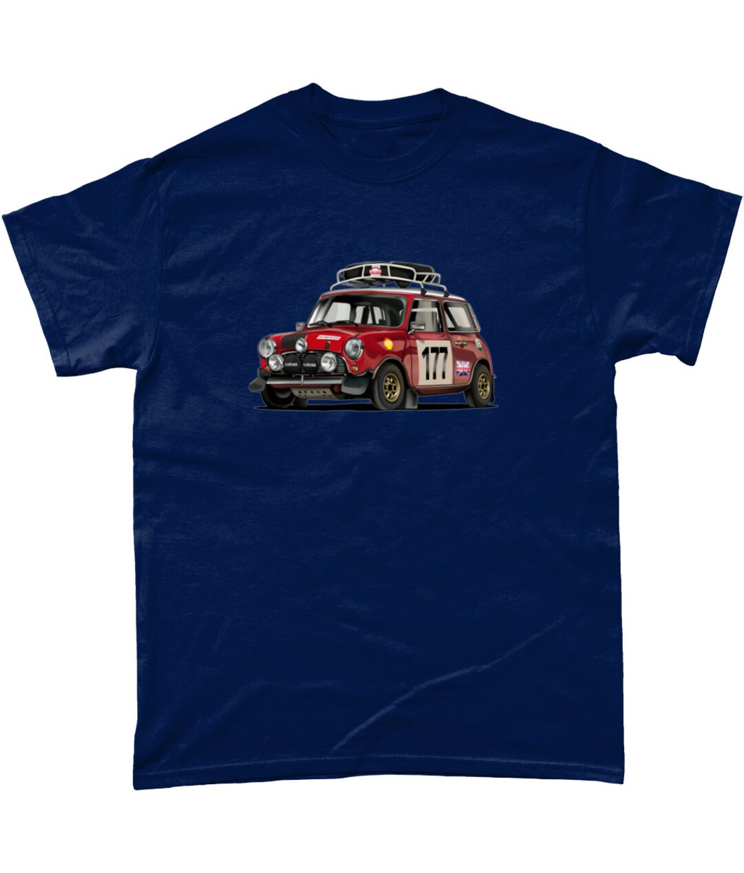 Classic Mini Cooper Rally T-shirt - Etsy