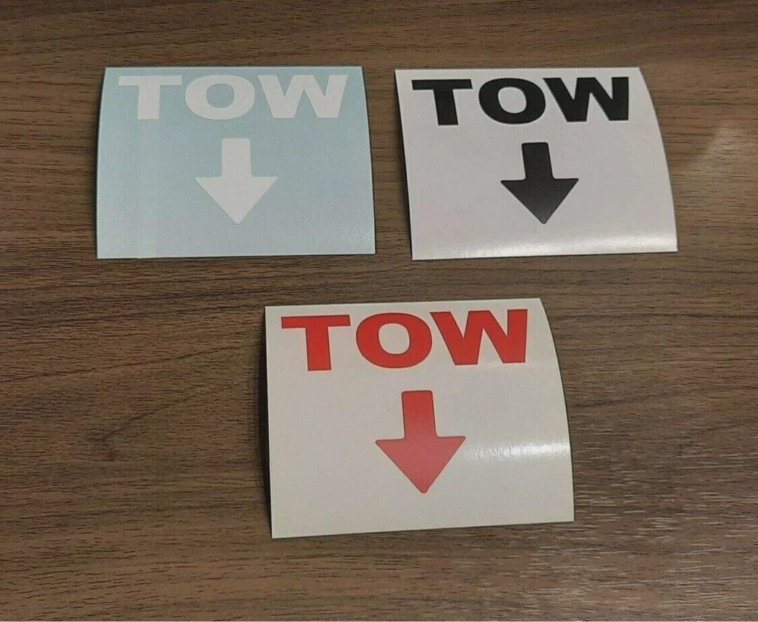 Tow Sticker. Race Car. Brand New - Etsy