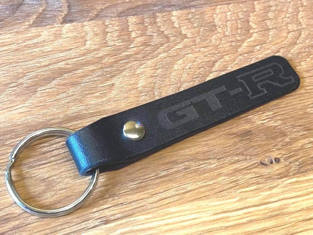 GT-R Leather Key Ring Key Fob GTR - Etsy
