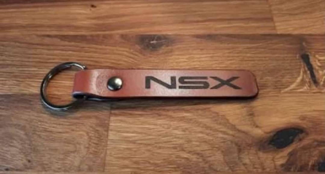 NSX Leather Key Ring Key Fob - Etsy