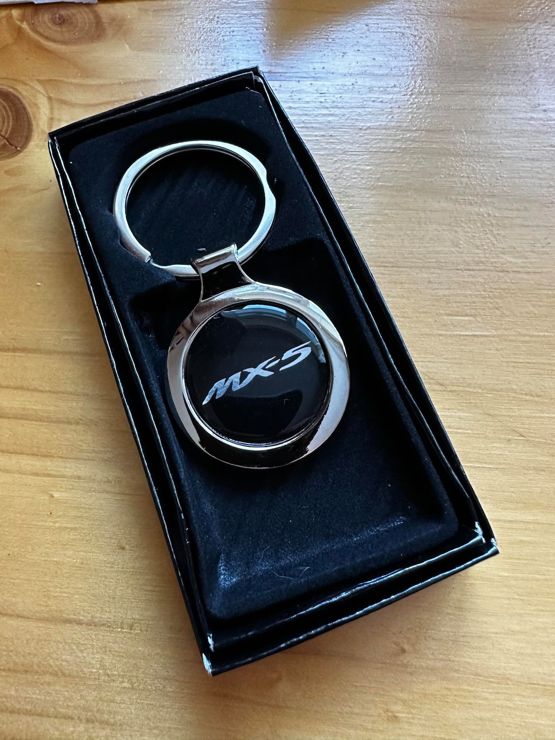 Mazda MX-5 Chrome Key Ring - Etsy