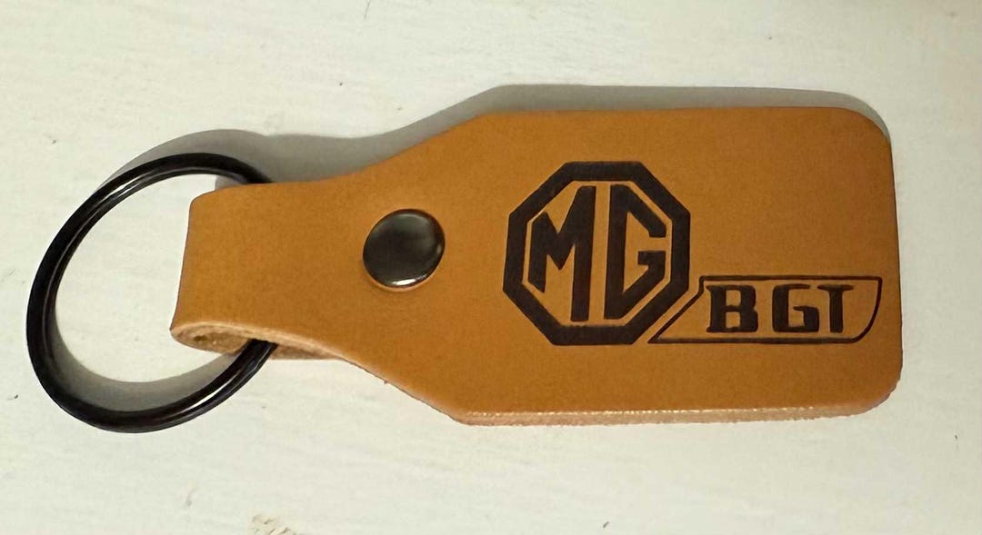 MGB GT Leather Key Ring - Etsy