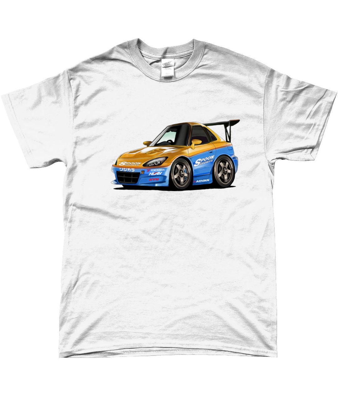 Spoon Honda S2000 Cartoon Style T- Shirt - Etsy