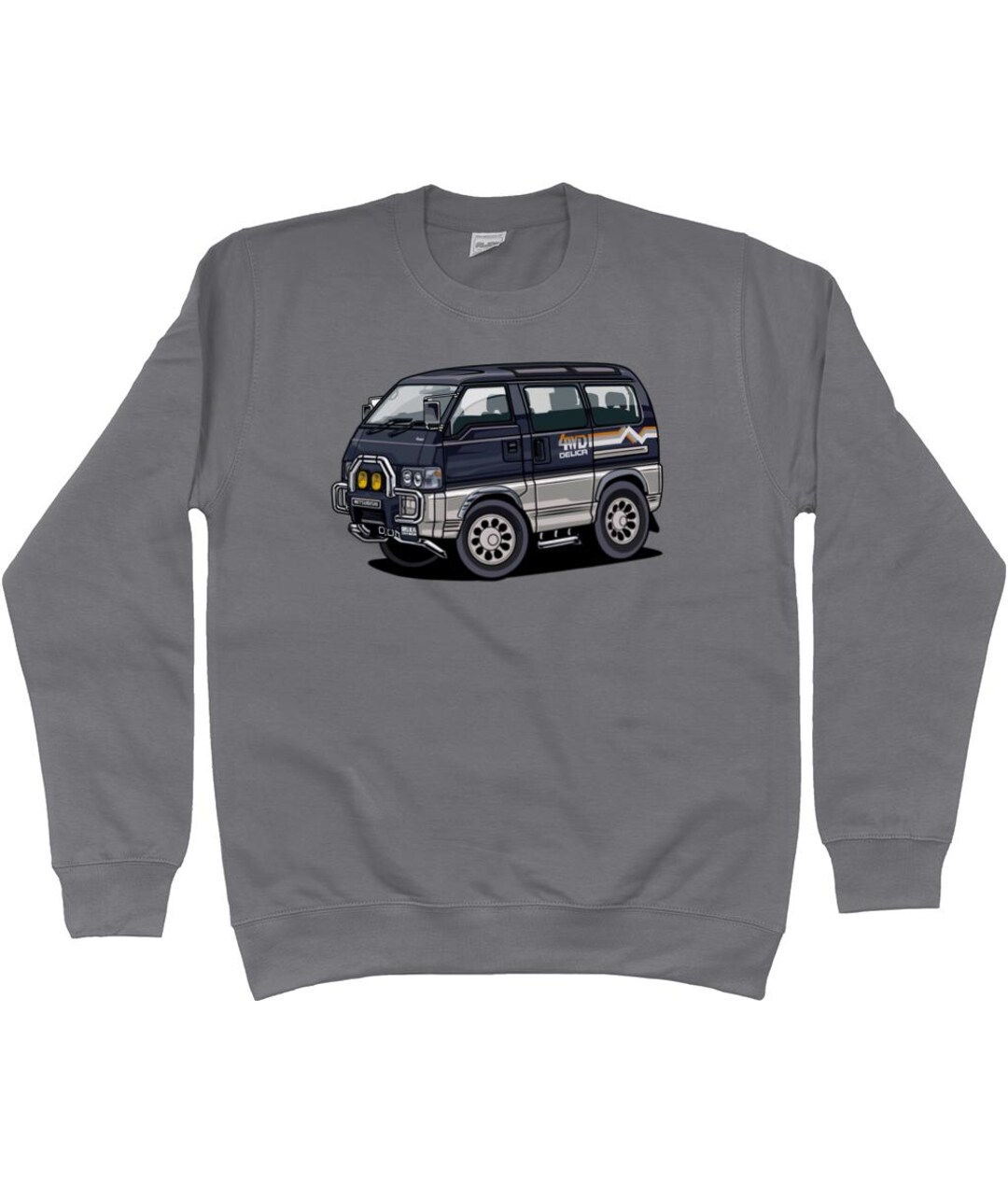Mitsubishi Delica Cartoon Sweater - Etsy