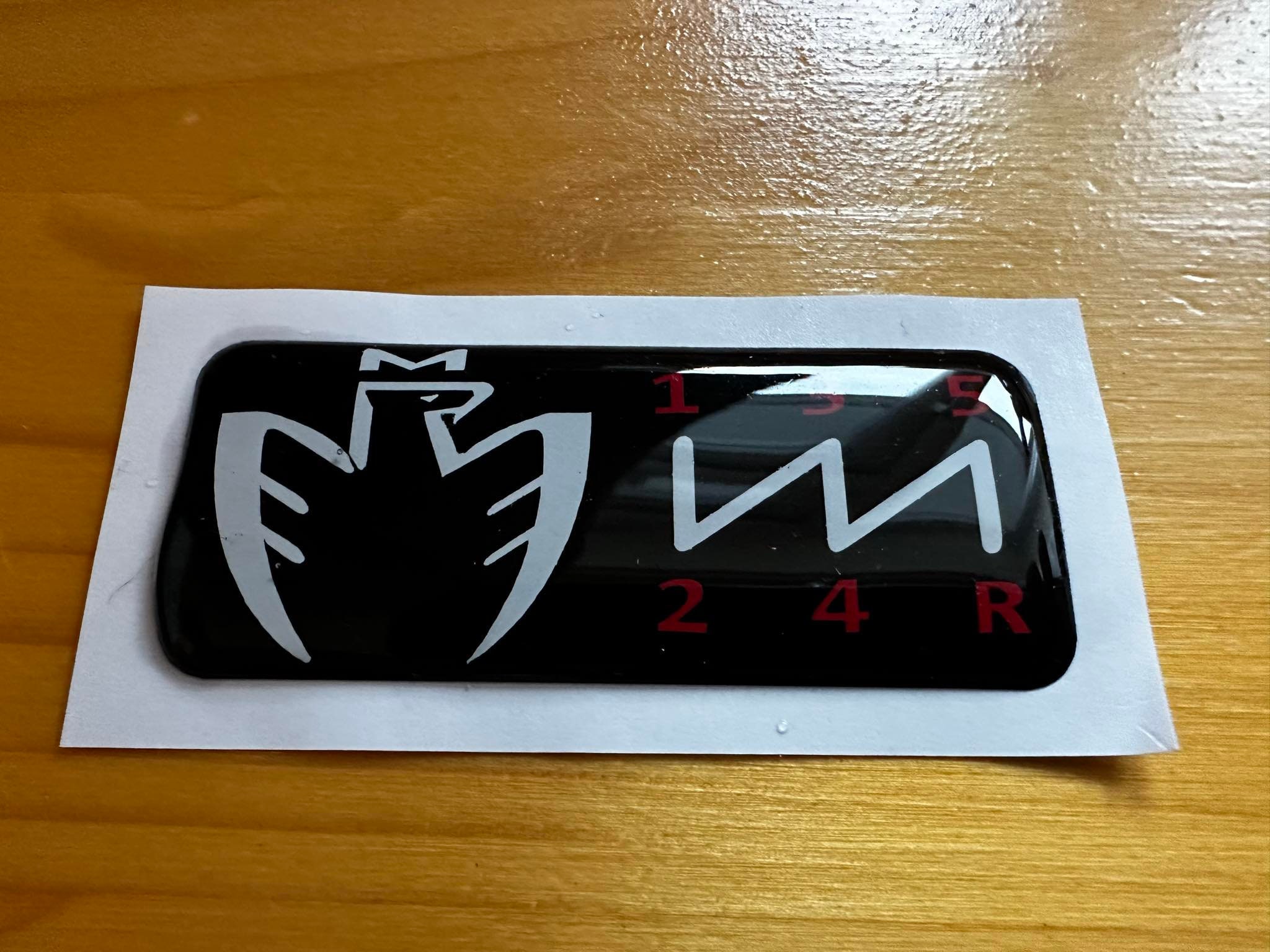 MR2 MK3 5spd Domed Badge - Etsy