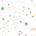 Rainbow and Flowers Watercolor Surface Pattern Design - Etsy