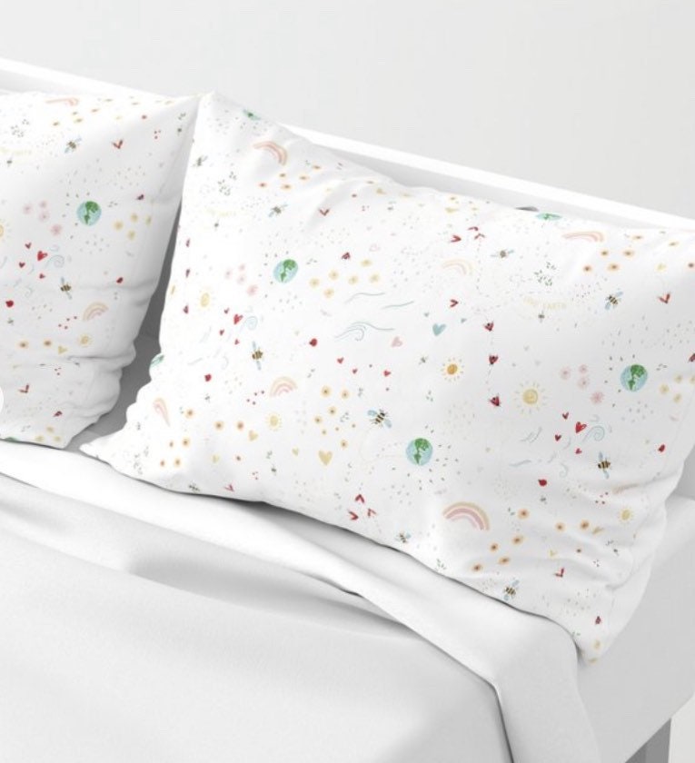 Rainbow and Flowers Watercolor Surface Pattern Design - Etsy