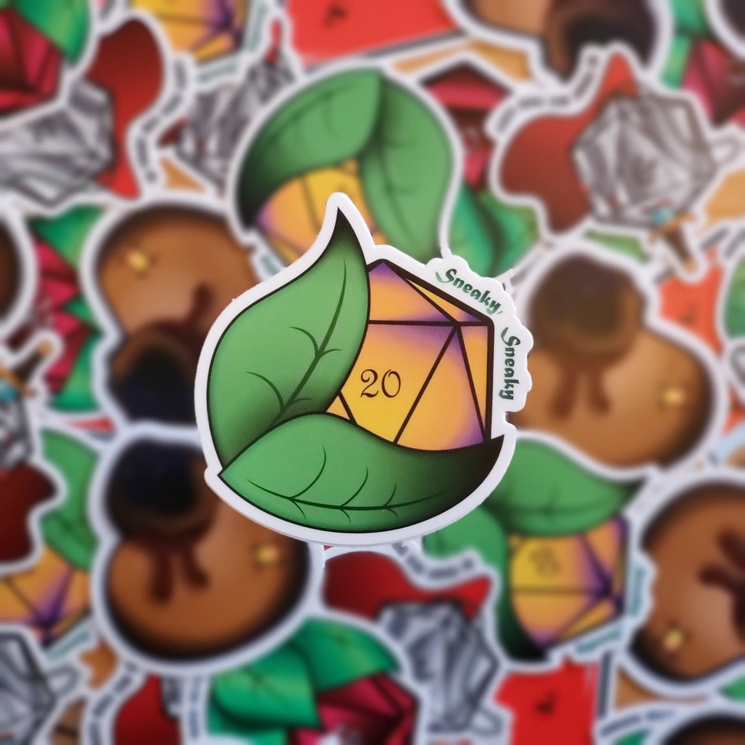 Nat20 Stealth Check - D&D Sticker, Dnd, Dungeons and Dragons - Etsy