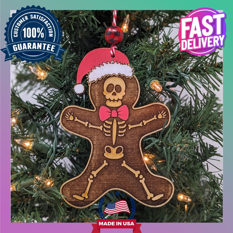Gingerbread Skeleton - Etsy