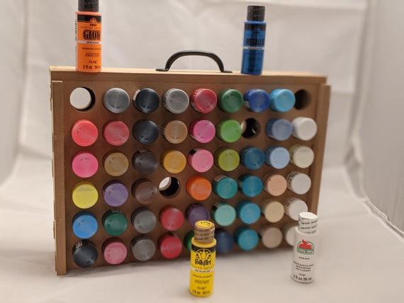 Acrylic Craft Paint Organizer Storage for Craft Supplies | Etsy