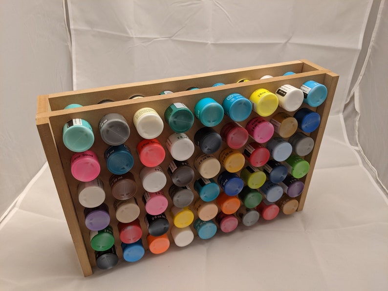 Acrylic Craft Paint Organizer Storage for Craft Supplies | Etsy