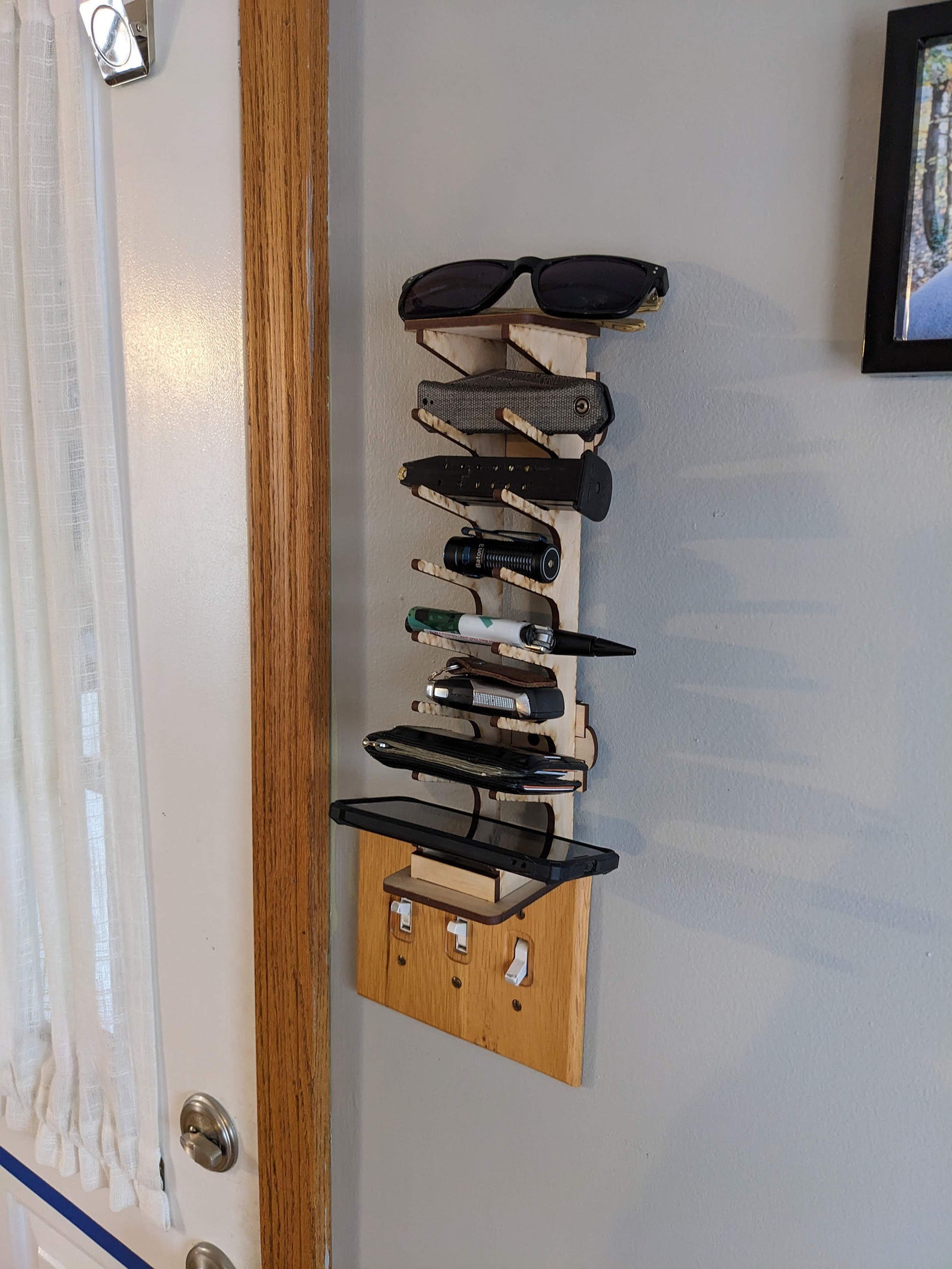 Floating Wall Mount EDC Rack Storage Display for Pocketknives - Etsy