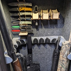 Floating Firearm / Airsoft Wall Mount, EDC Holder, Weapon Organizer ...
