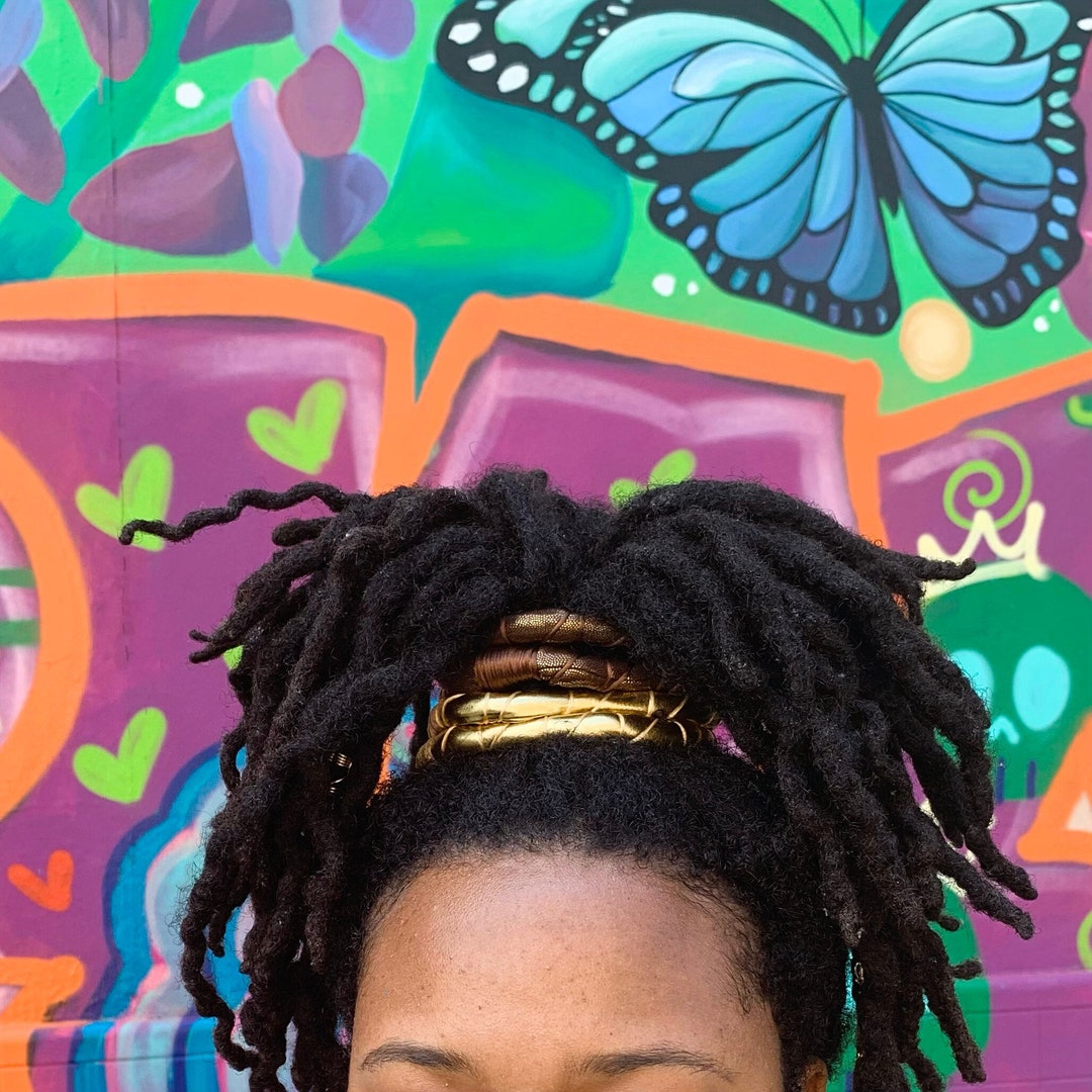 Fashionable Loc Ties | Black Owned | Dread Wrap Spiral Tie for Thick ...