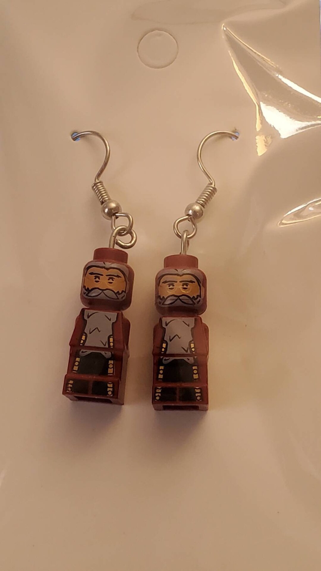 Dumbledore Harry Potter Theme Brick Earrings, AFOL, 1x5 Jewelry - Etsy