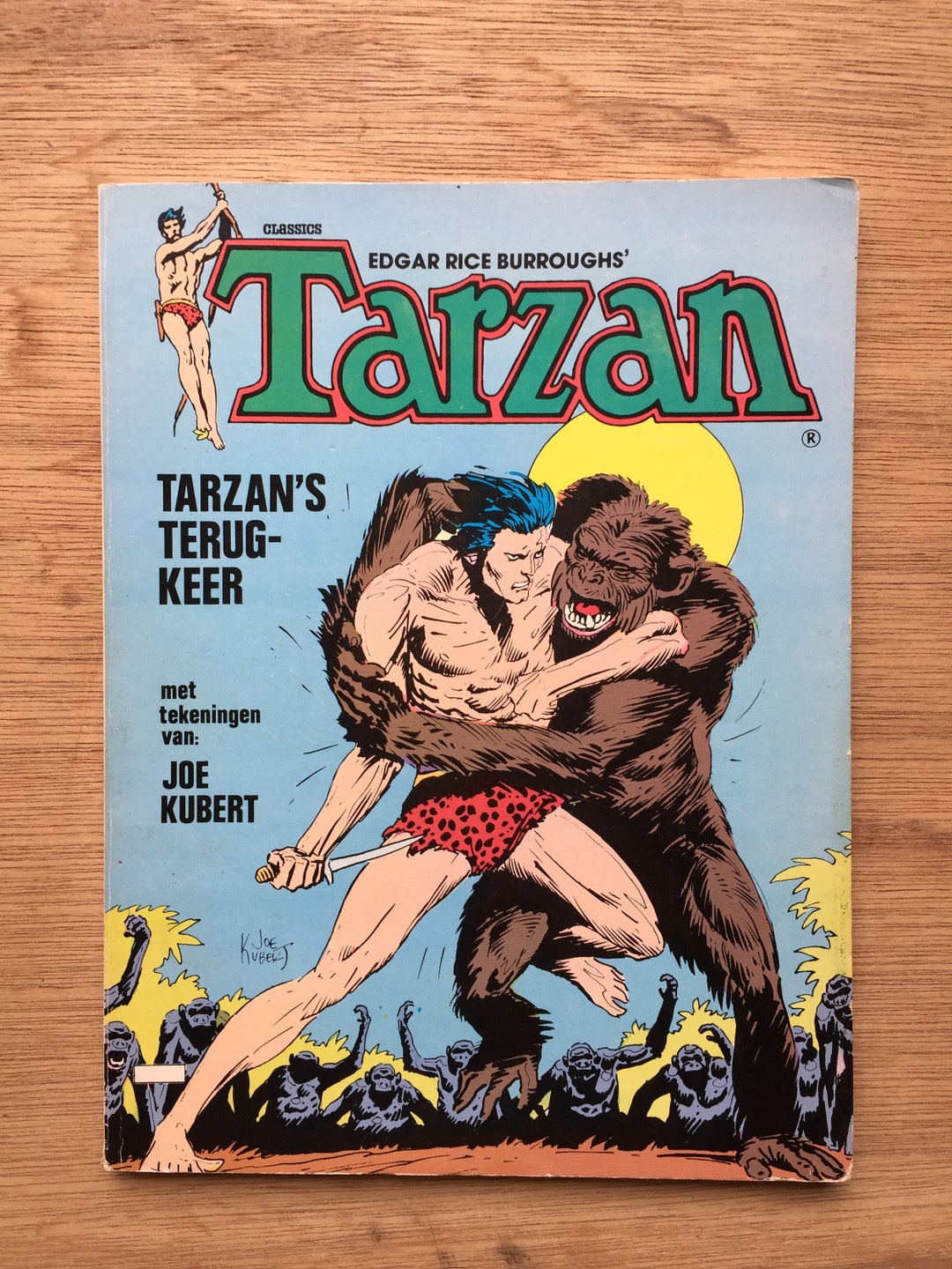 Tarzan Album by Joe Kubert Vintage Seventies - Etsy