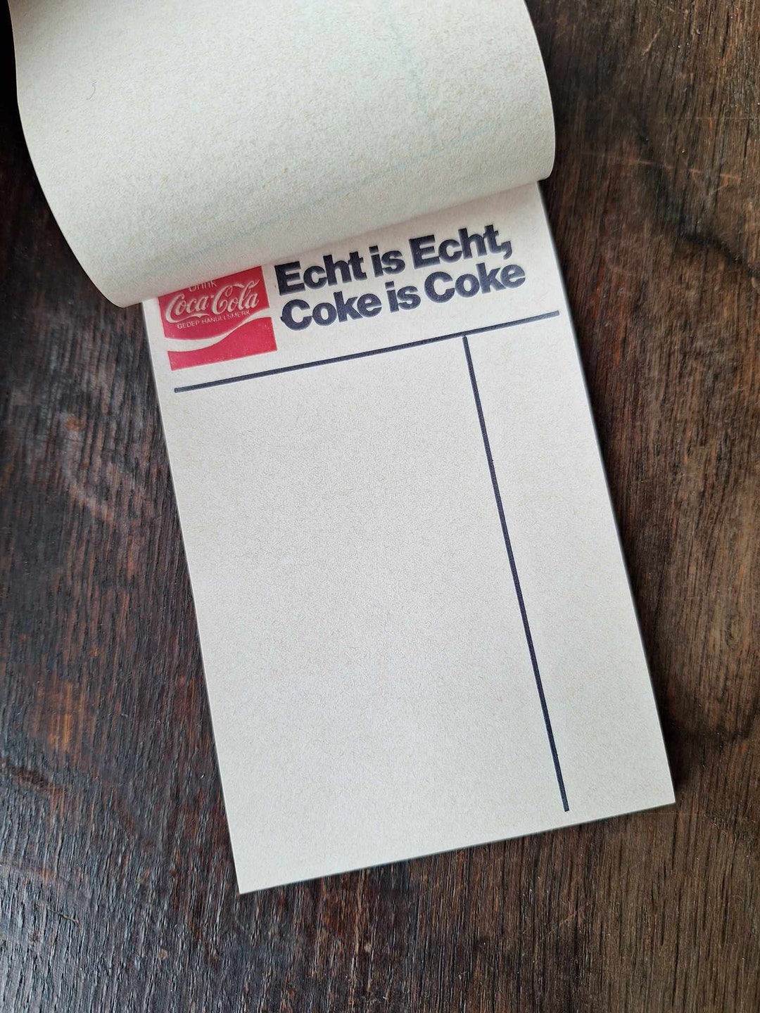 Seventies Coca Cola Notebook Terrace - Etsy