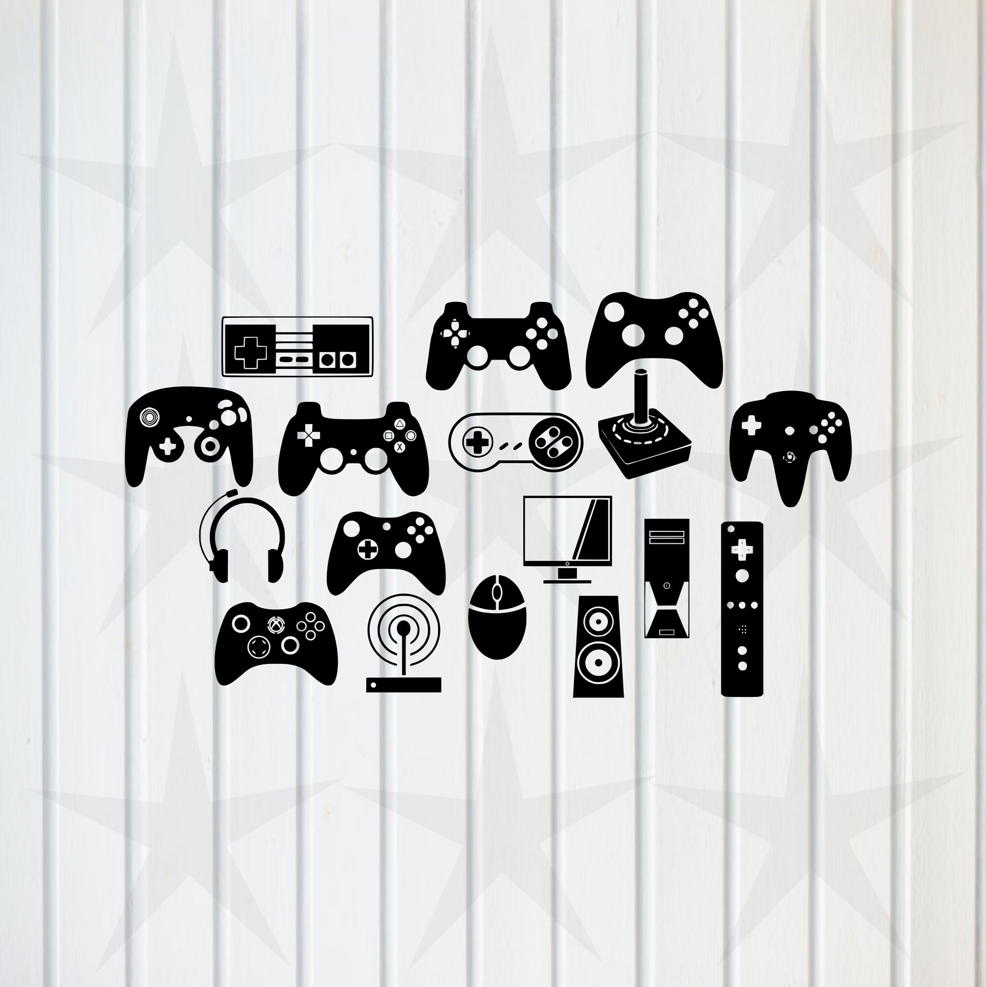Video games control svg bundle video games control svg - Etsy España