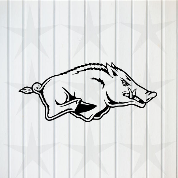 Razorback Cut File - Etsy