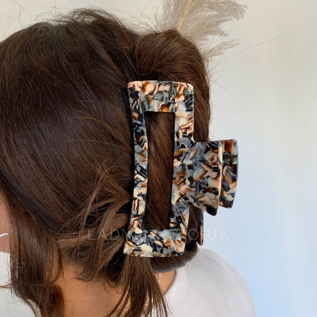 LADYLUX XXL Jumbo Hair Claw Clip, Extra Large Claw Clip, Mega Size Claw ...