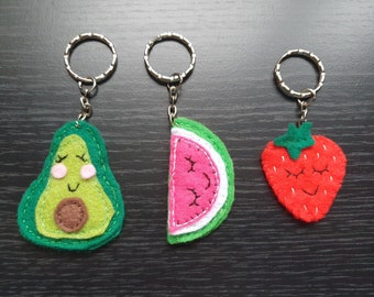 Felt keyrings | Etsy