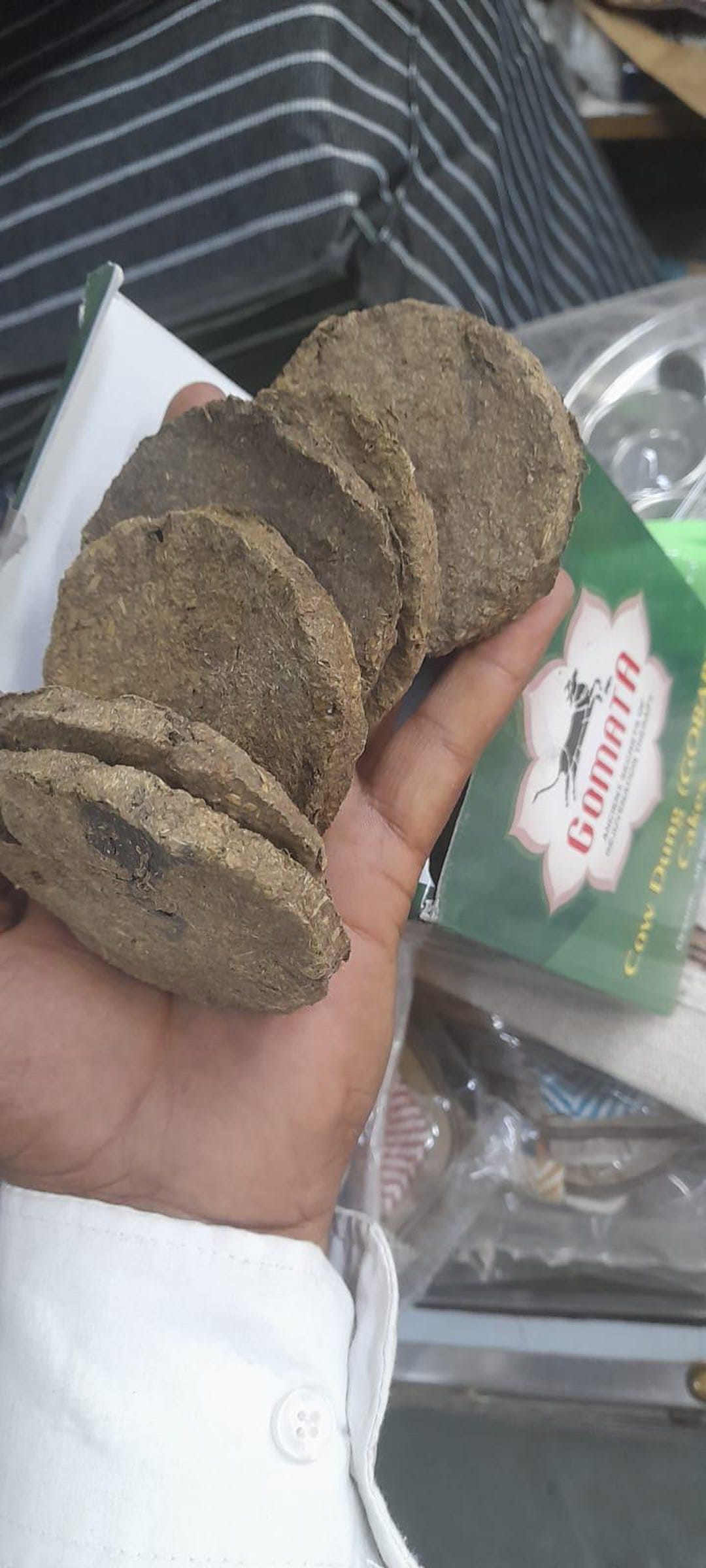 Pooja Havan Cow Dung Cakes for Religious Agnihotra,rituals,gobar Uple ...