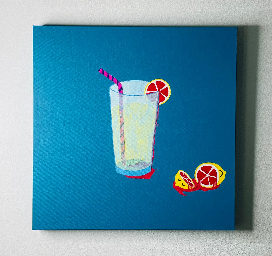 Original Lemonade Painting - Etsy