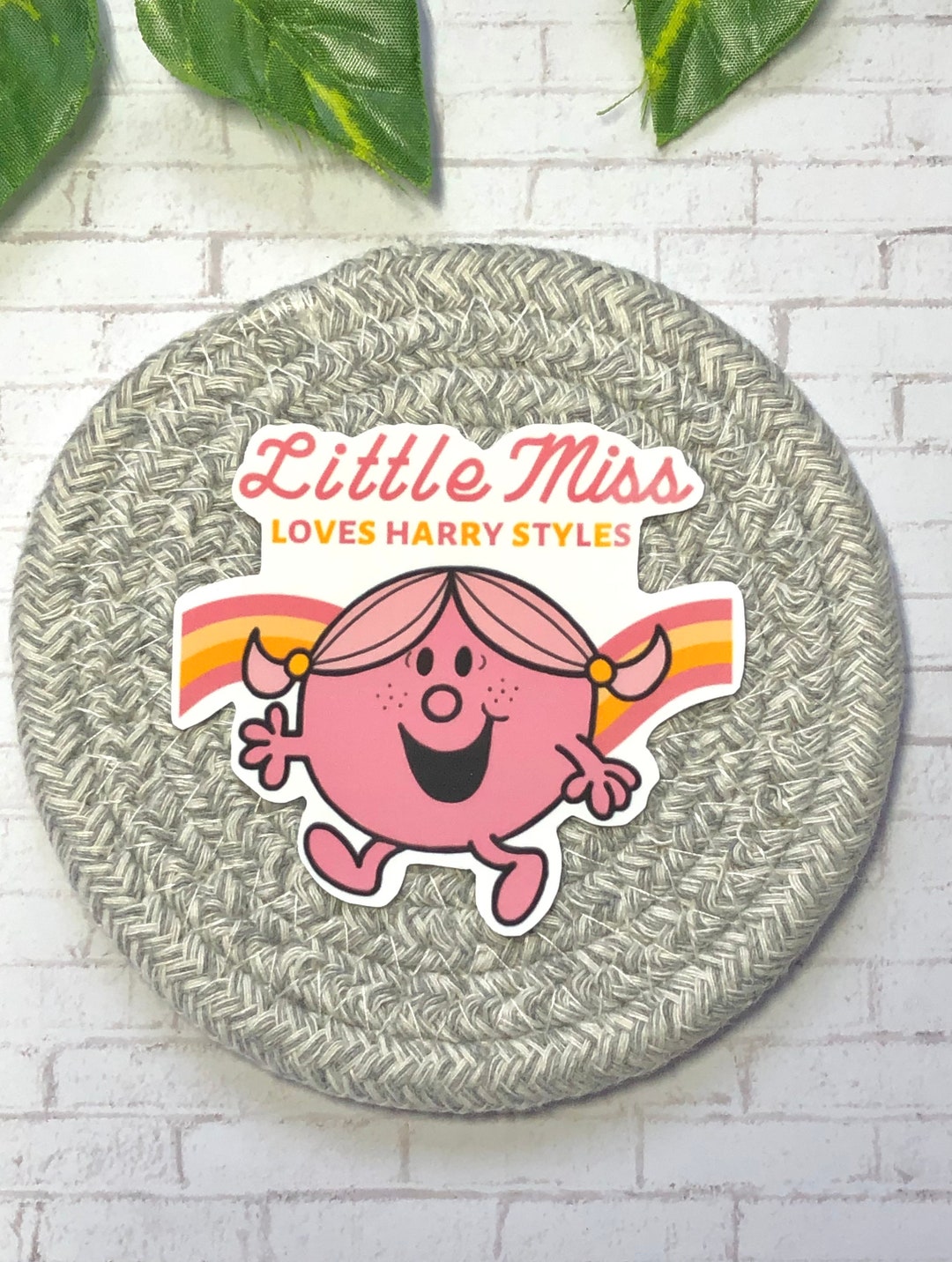Little Miss Loves Harry Styles, Harry Styles Stickers, Laptop Sticker ...