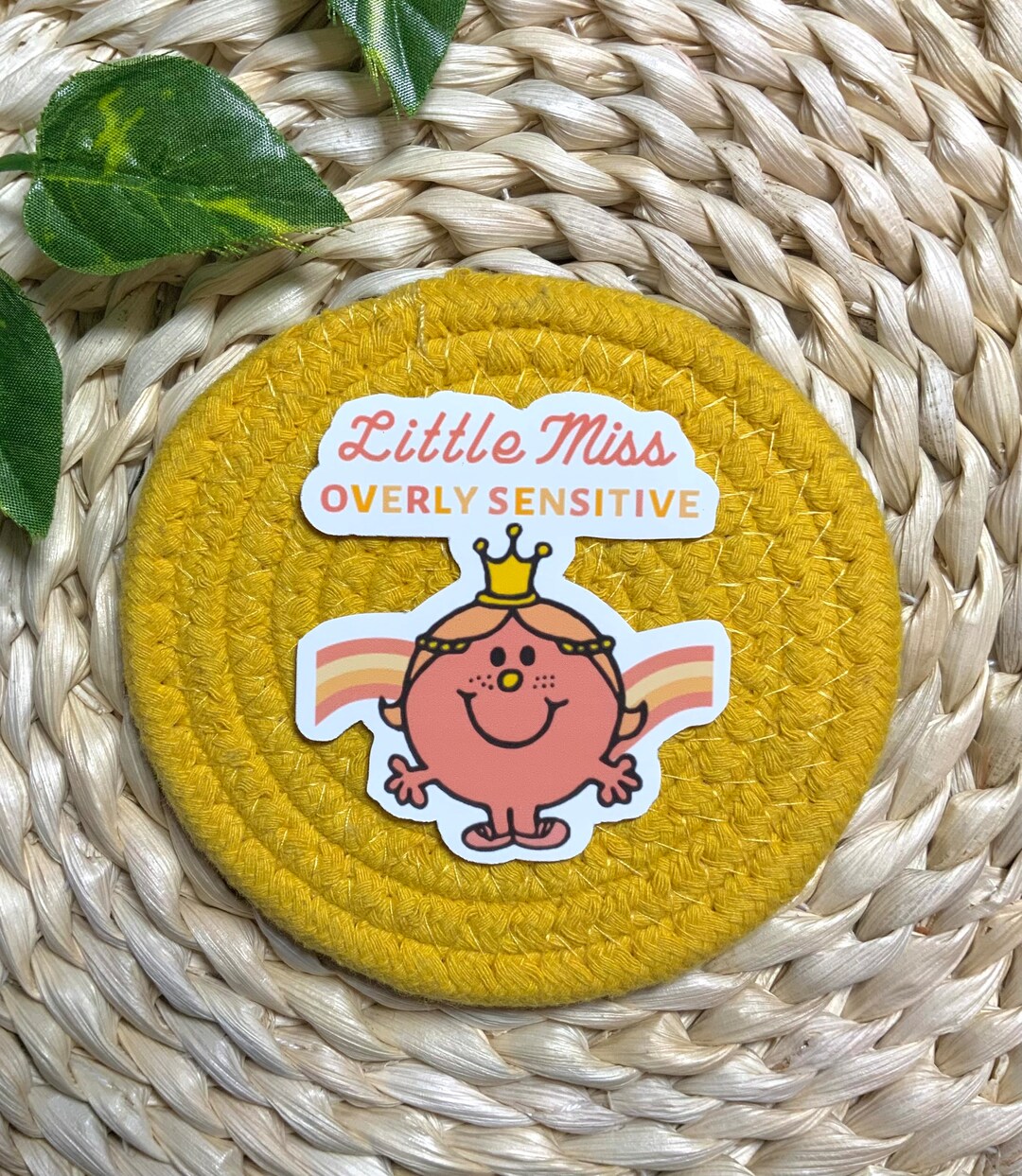 Little Miss Overly Sensitive Sticker Little Miss Sticker - Etsy Canada